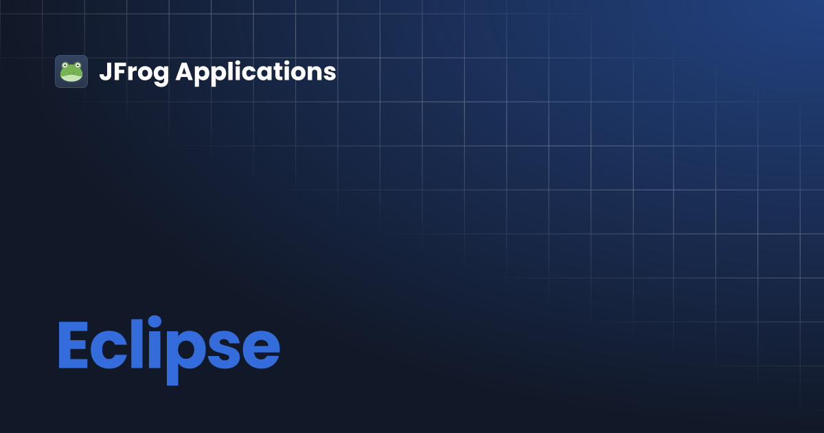Eclipse | JFrog Applications