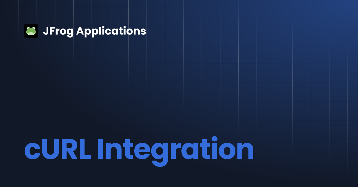Curl Integration Jfrog Applications 6113